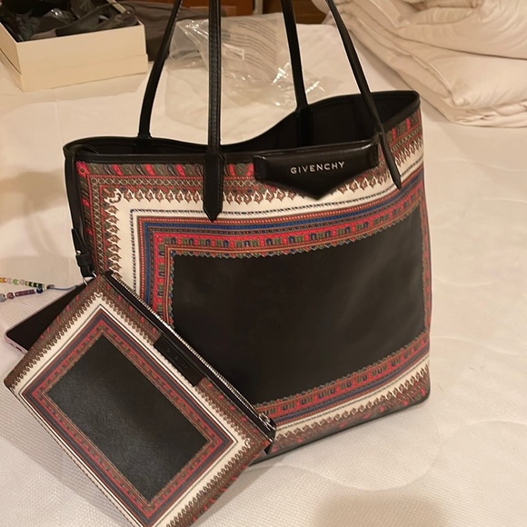 Givenchy | Bags | Authentic Givenchy Tote Bag With Pouch | Poshmark